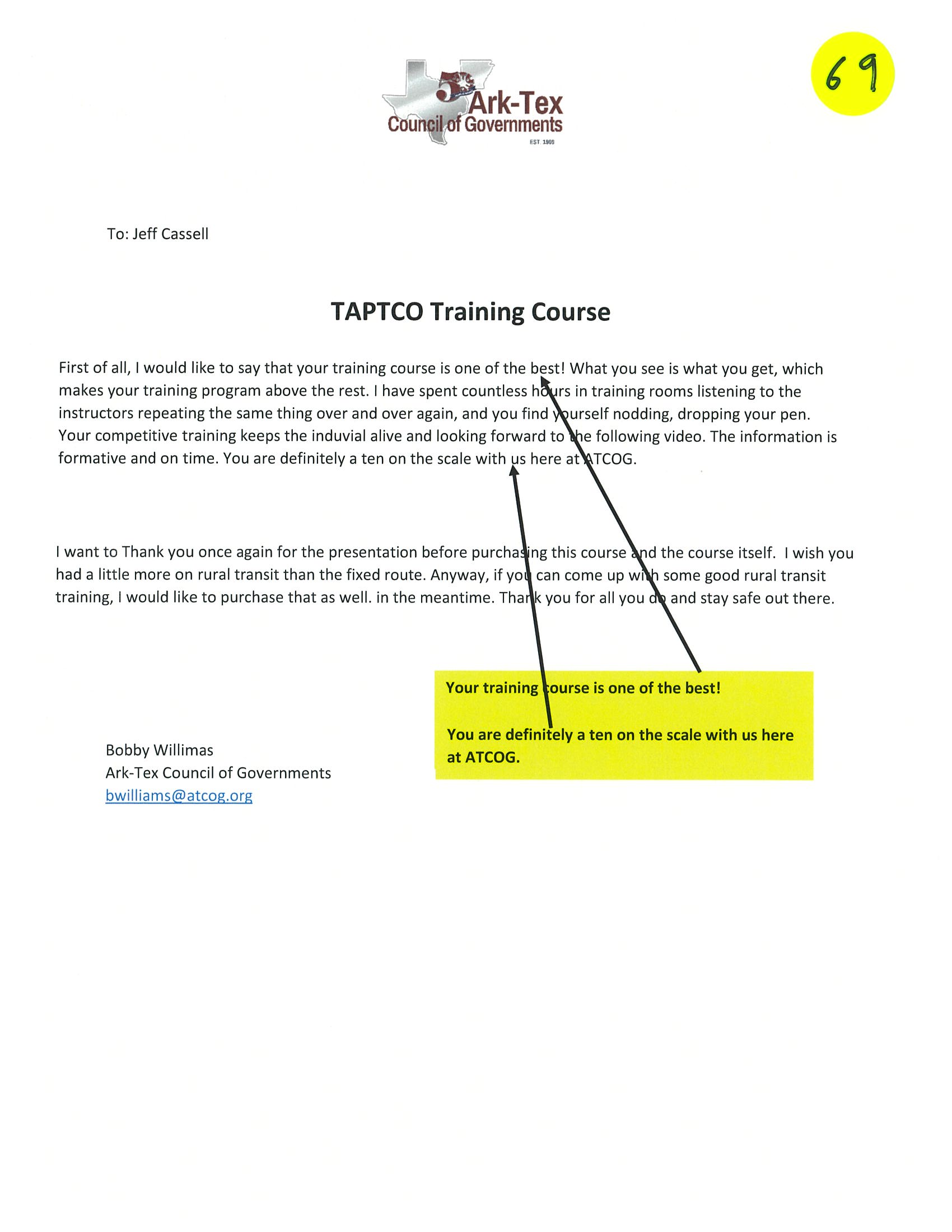 Dozens Of Testimonials From Our Customers