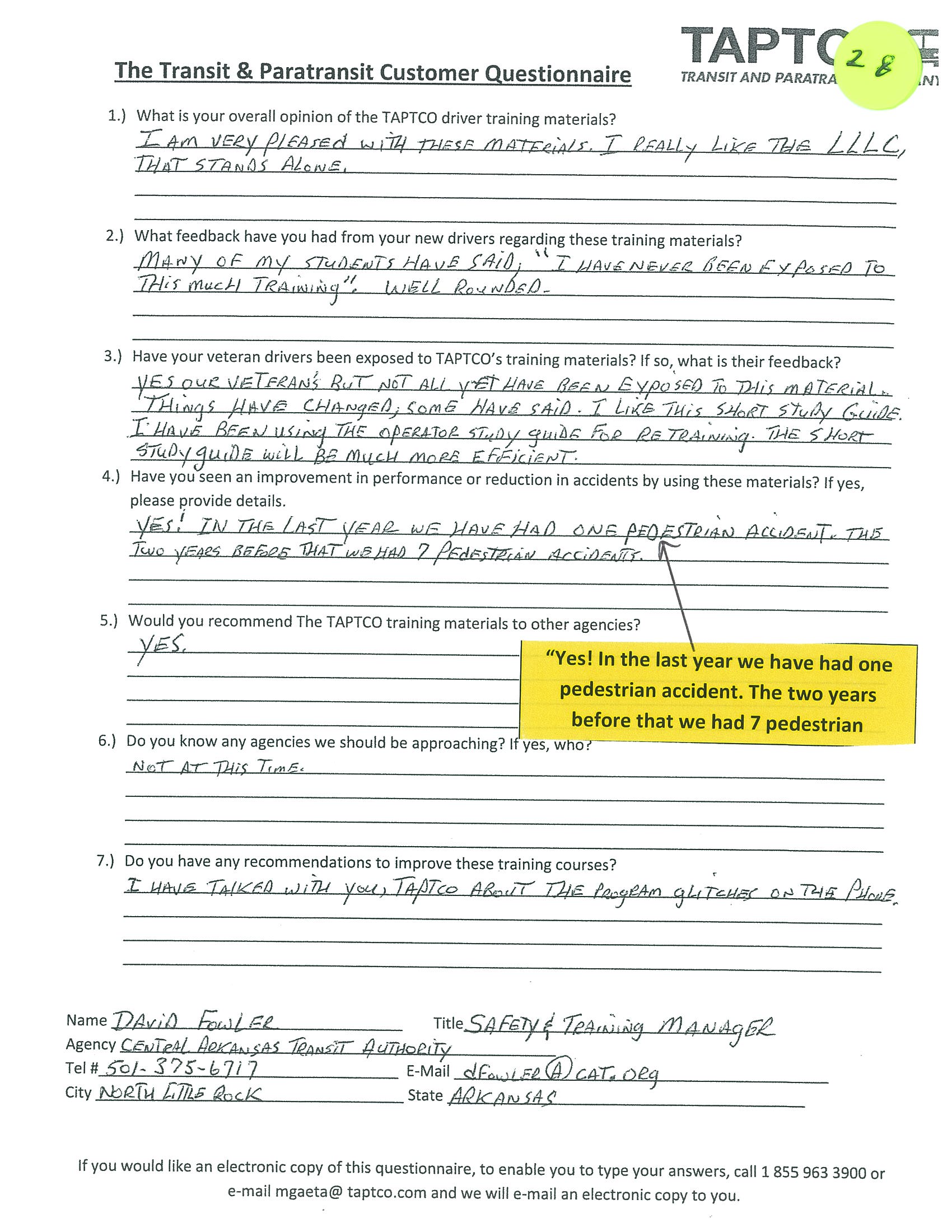 Dozens of testimonials from our customers