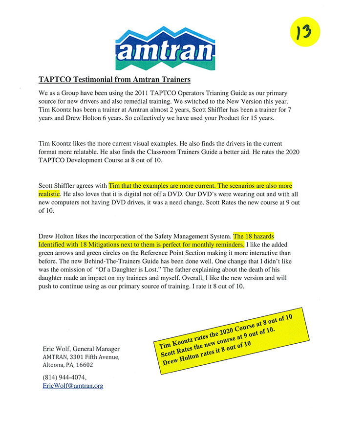 Dozens Of Testimonials From Our Customers